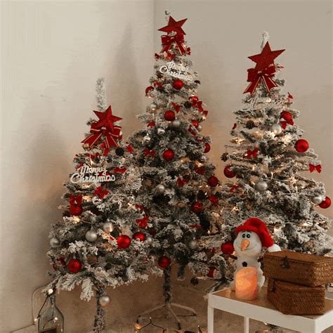 크리스마스트리 풀세트 앵두전구 장식스노우 트리 에이블리