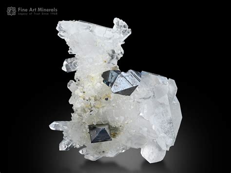 Anatase With Quartz Cluster From Pakistan Ant 02 Fine Art Minerals