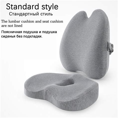 Memory Foam Waist Pillow Lumbar Support Cushion For Back Orthopedic