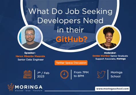 Moringa School On Twitter A Strong Github Is One Of The First Things A Technical Recruiter