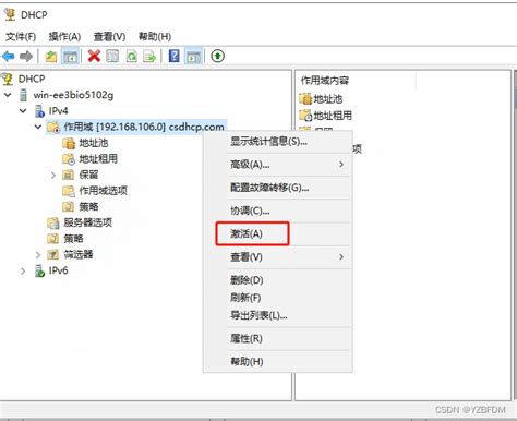 Windows Server2022 Dhcp服务器配置windows Server 2022 配置与管理dhcp服务器 Csdn博客