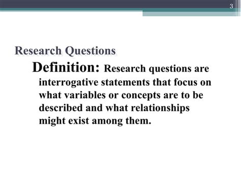 Unit 2 Lec 3 Research Problem Question Ppt