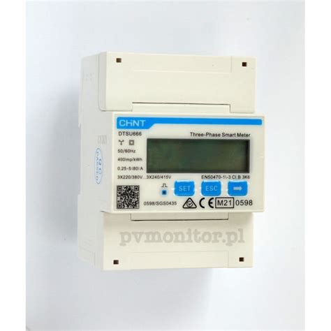 Dtsu666 Chint Analizator Licznik Dwukierunkowy Czterokwadrantowy 3f