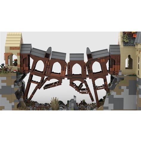 Lego Moc Wooden Bridge By Polokot Rebrickable Build With Lego