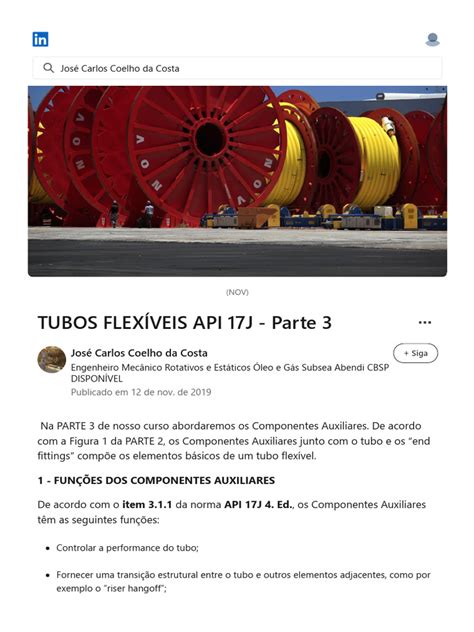 Tubos Flexíveis Api 17j Parte 3 Pdf