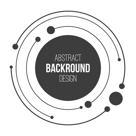 Premium Vector Abstract Background Of Circles Dots Rounded Lines Cover Card Flyer Poster