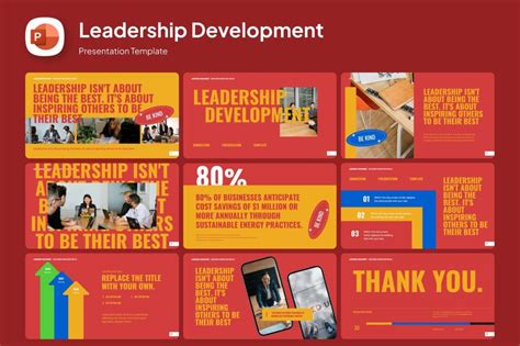 现代企业营销策划演示文稿设计ppt模版 Leadership Development Powerpoint