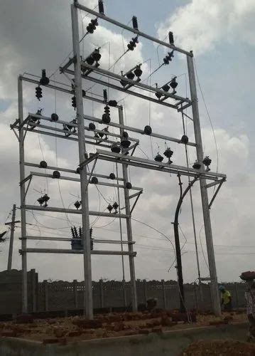 Double Pole Structure And LT Control Cables Double Pole Structure Manufacturer From Ahmedabad