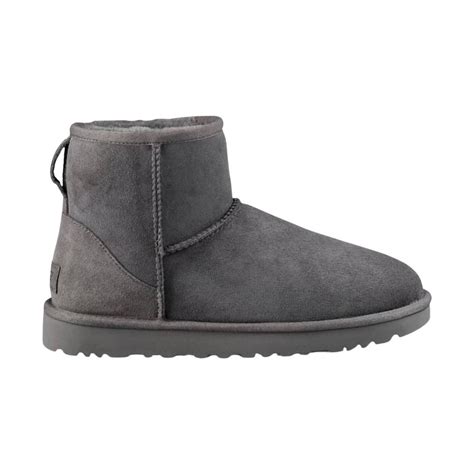 Ugg Womens Classic Mini Ii Boot Grey Suede Lennys Shoe And Apparel