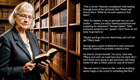 Great Shift Tg Captions A Murder In The Library Part 2