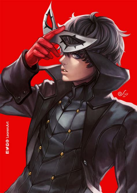 Persona 5 Akira Kurusu By Leorenart On Deviantart