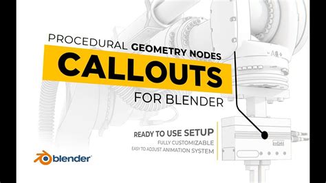 Procedural Geometry Nodes Callouts For Blender Released Scripts And
