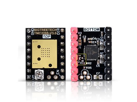 Driver De Motor De Passo Tmc2208 Uart 2 8a Peças De Impressora 3d