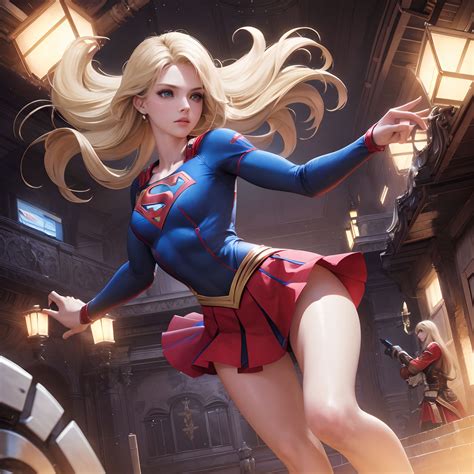 Supergirls Sensuality Ai Art By Evandromarquesamv On Deviantart