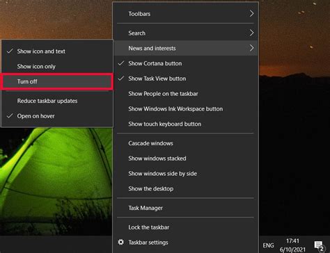 How To Turn Off News And Interests In Windows S Taskbar Pcworld