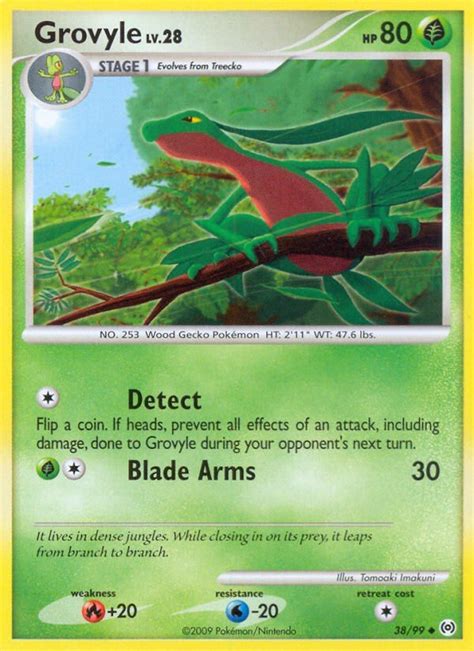 Grovyle Ar 38 Pokemon Tcg Pok Cards