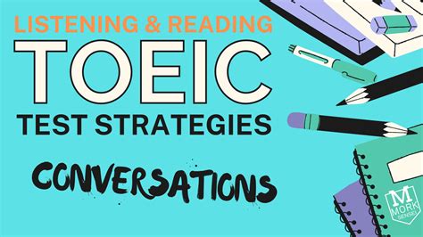 Strategies For The Toeic Listening And Reading Test Part 3 Conversations Morksensei