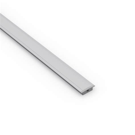 1m Recessed Aluminium Extrusion With Diffuser For LED Strip Lighting
