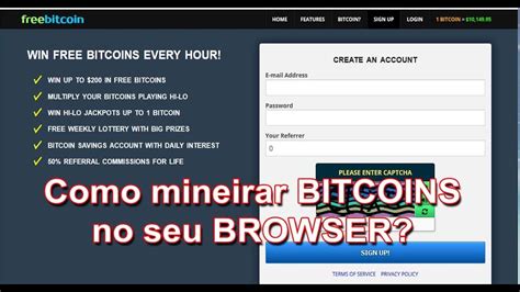 Como Minerar Bitcoins No Seu Browser Youtube