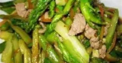 肉炒芦笋的详细做法 大厨网简易食谱
