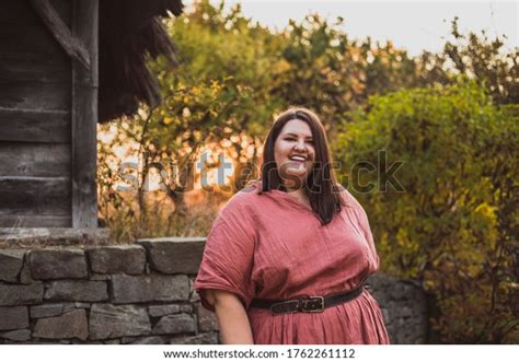 Beautiful Sexy Plus Size Model Red Stock Photo Shutterstock