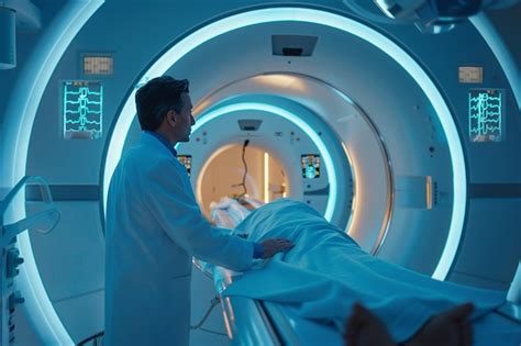Premium Photo Radiologist Reviewing A Patients Mri Scans