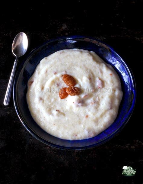 Semoule Au Lait Raisins Au Rhum La Cuisine De Bernard