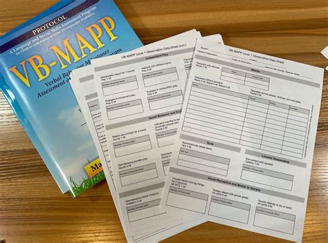 Vb Mapp Scoring Sheet Fill Online Printable Fillable 44 Off