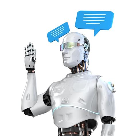 Premium Photo Chatbot Or Assistant Robot Chat With Speech Bubble