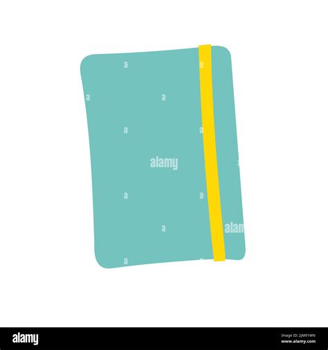 Illustration Of A Notepad In Blue Color Isolated On White Background Stock Vector Image Art