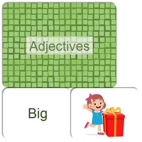 Adjectives Match The Memory
