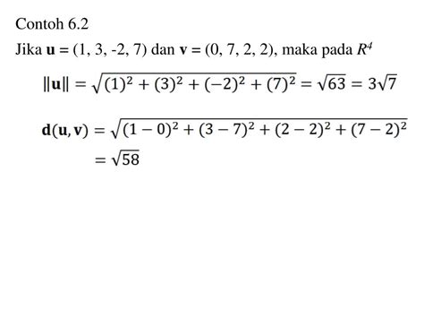 Ppt Bab Vi Ruang Vektor Euclidean Powerpoint Presentation Free