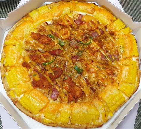 청년피자 콘씨푸드 바스켓 후기 뉴덕