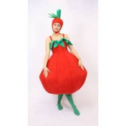 Fantasia adulto feminino traje tomate inflável Carnaval Halloween