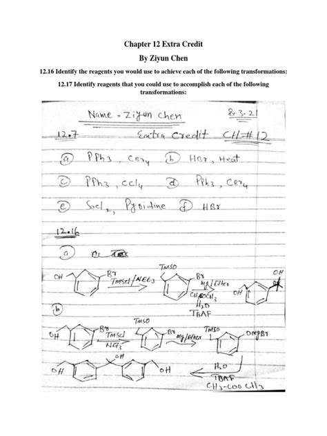chapter 12 extra credit transformations pdf alcohol chemical