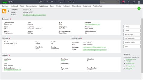 Company Workflow Example Sage Crm Hints Tips And Tricks Sage Crm
