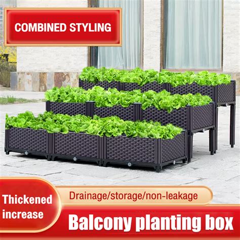 Balcony Planting Box Combination Deepening Box Planting Vegetable Box