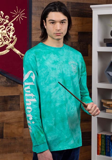 Cakeworthy Slytherin Tie Dye Long Sleeve Adult T Shirt 80 Off