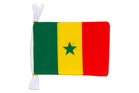 Senegal Flag Bunting 6x9 3 M Maxflags Royal Flags