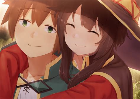 Kazuma And Megumin Hd Anime Wallpaper
