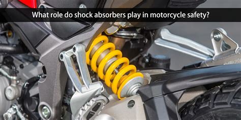 Understanding motorcycle shock absorber - a comprehensive guide - TYCORUN Battery Swap