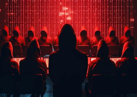 Premium Photo Hackers With Hoodies Hacker Group Organization Or