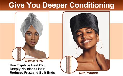 Heat Cap For Deep Conditioning Adjustable Temperature Hair