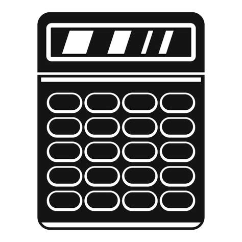 Premium Vector Financial Calculator Icon Simple Illustration Of Financial Calculator Vector