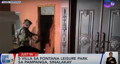 PAOCC Raids Clark Resort Where Escapees From Porac POGO Believed To Be