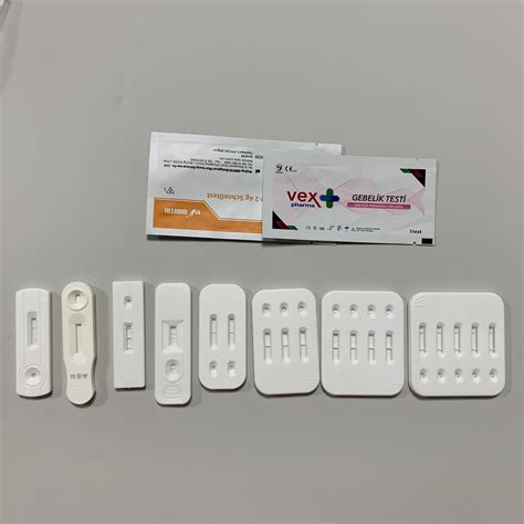 4 60mm 3 60mm Test Strip Empty Lateral Flow Lh Fsh Hcg Digital Pregnancy Plastic Rapid Test