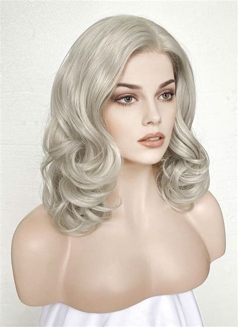 Pastel Blondish Grey Bob Lace Front Wig Wigisfashion Wig Is Fashion