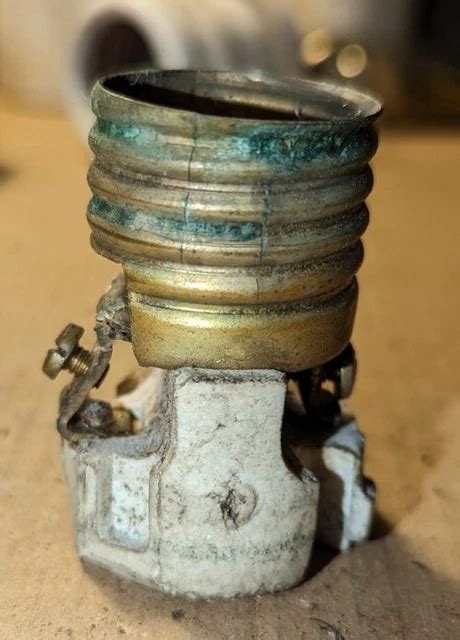 Antique Porcelain Edison Socket Light Bulb Holder Switchless Unbranded