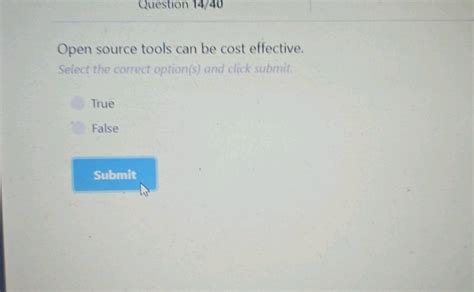 Question Open Source Tools Can Be Cost Studyx