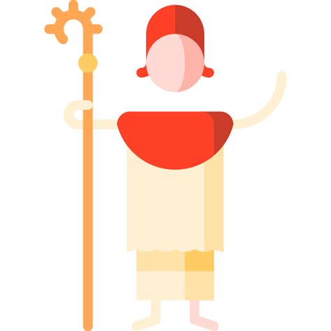 Pope Puppet Characters Flat Icon